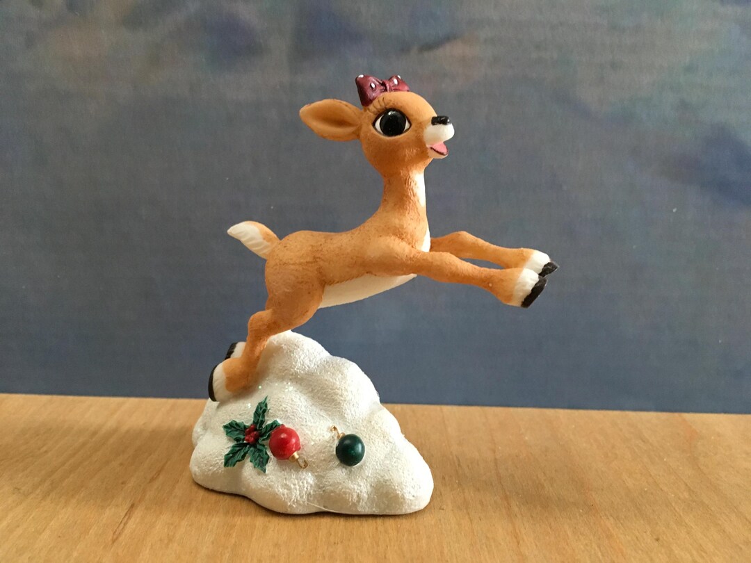 Vintage Rudolph the Red-nosed Reindeer Enesco Clarice Figure Rare - Etsy