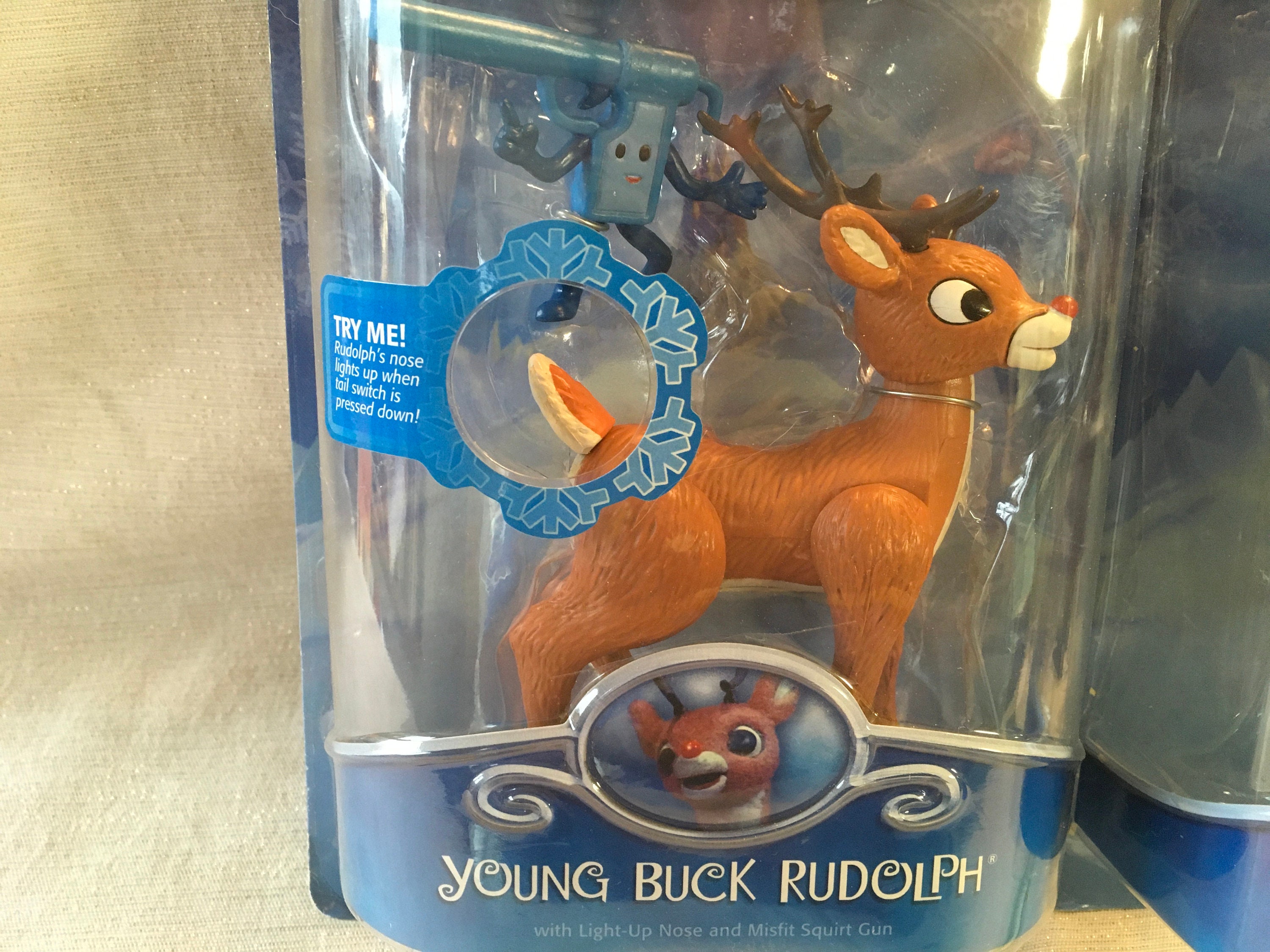 Vintage Rudolph the Red-nosed Reindeer Figures - Etsy