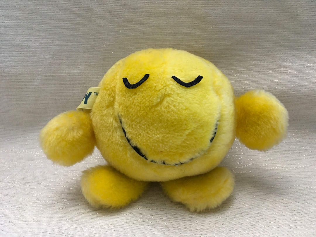 Vintage Mr. Happy Plush Knickerbocker 1980 Mr. Men Roger Hargreaves - Etsy