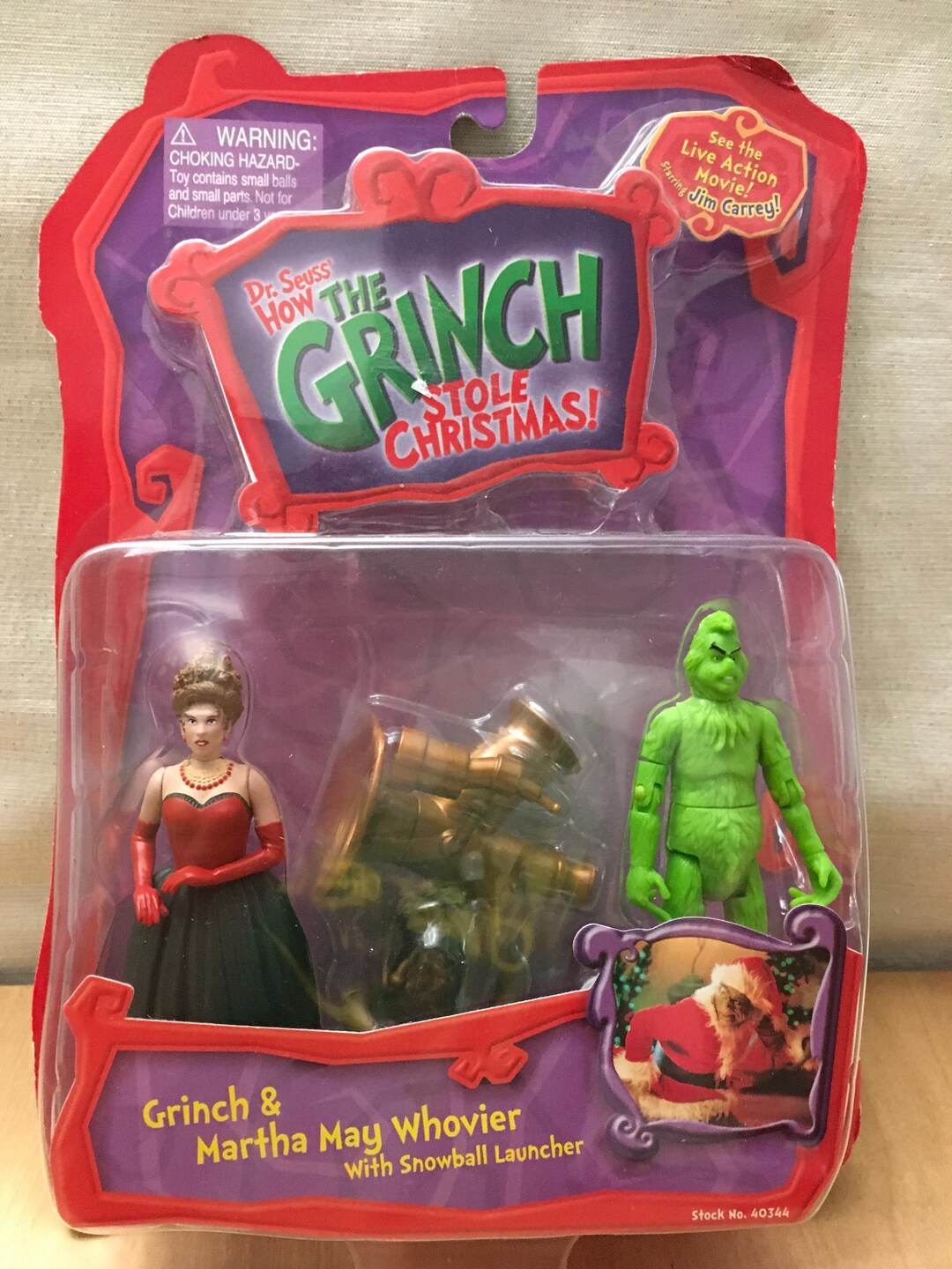 Vintage Dr. Seuss How the Grinch Stole Christmas! Action Figures - Etsy