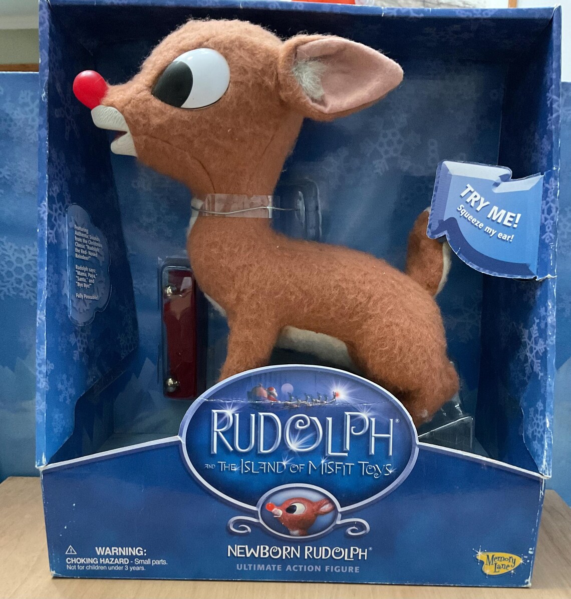Rudolph the Red-nosed Reindeer Large Newborn Rudolph Ultimate Action ...