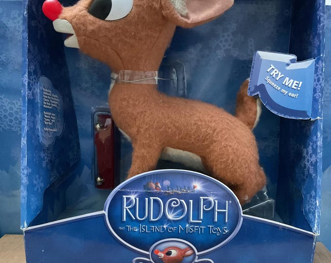 Rudolph the Red-nosed Reindeer Large Newborn Rudolph Ultimate Action ...