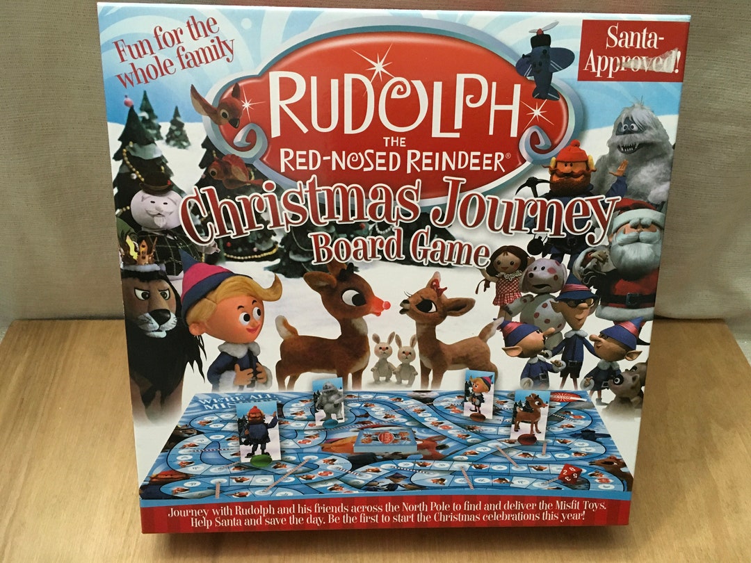 Rudolph the Red-nosed Reindeer Christmas Journey Board Game - Etsy