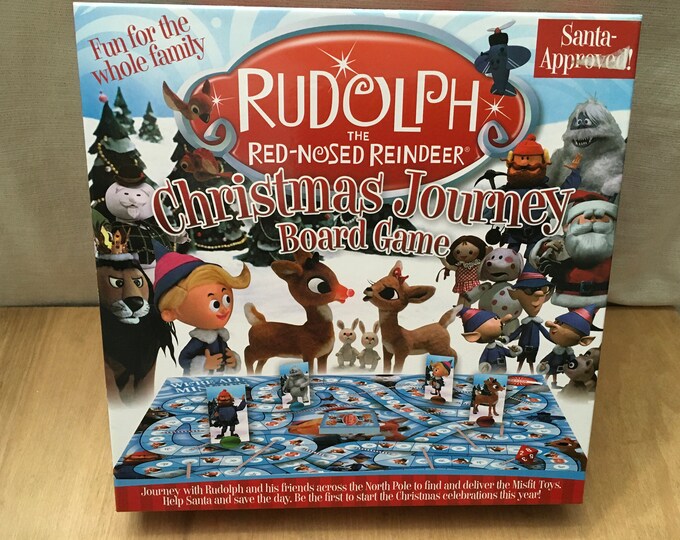 Rudolph the Red-nosed Reindeer Christmas Journey Board Game - Etsy