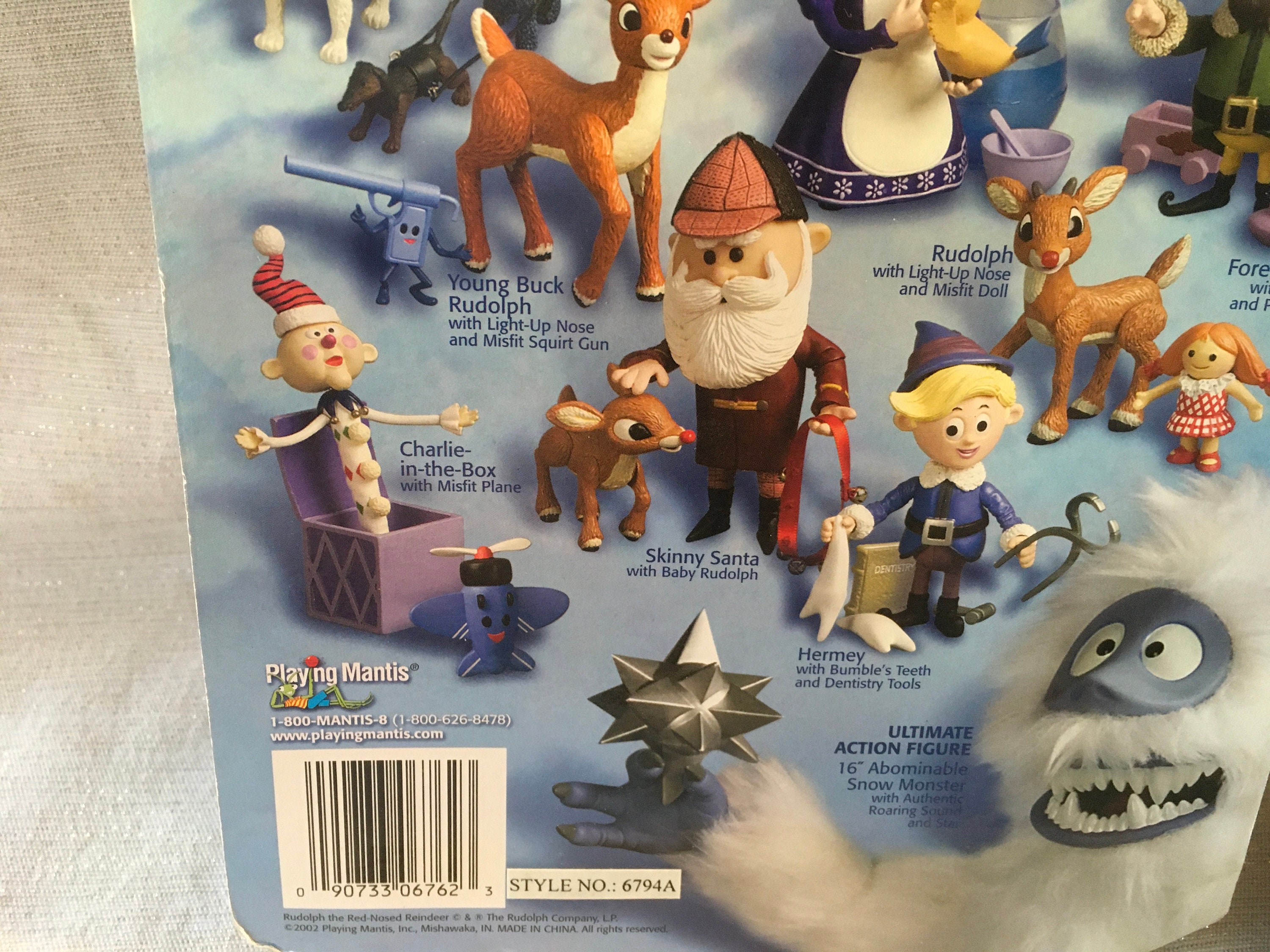 Vintage Rudolph the Red-nosed Reindeer Figures - Etsy