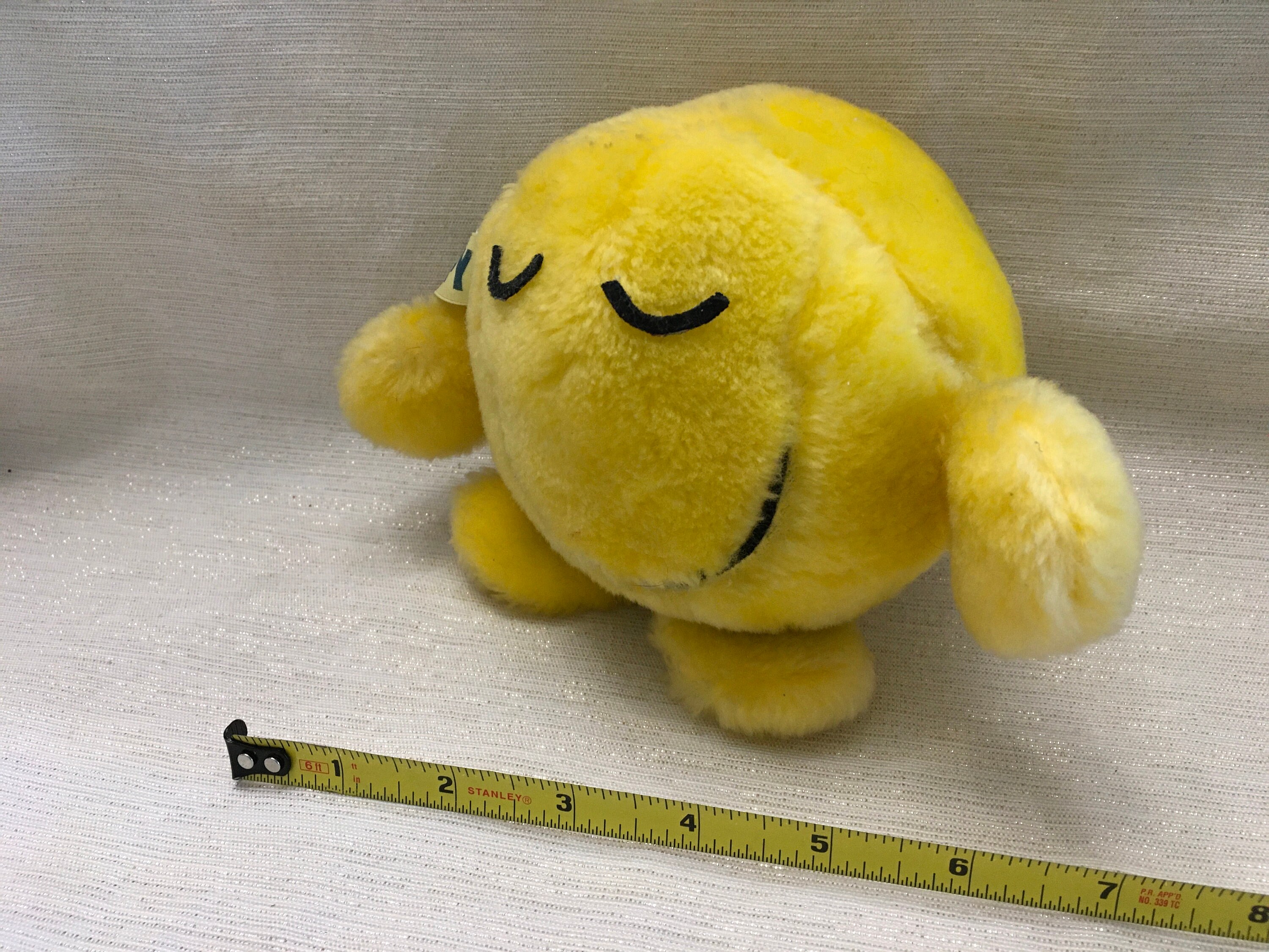 Vintage Mr. Happy Plush Knickerbocker 1980 Mr. Men Roger Hargreaves - Etsy