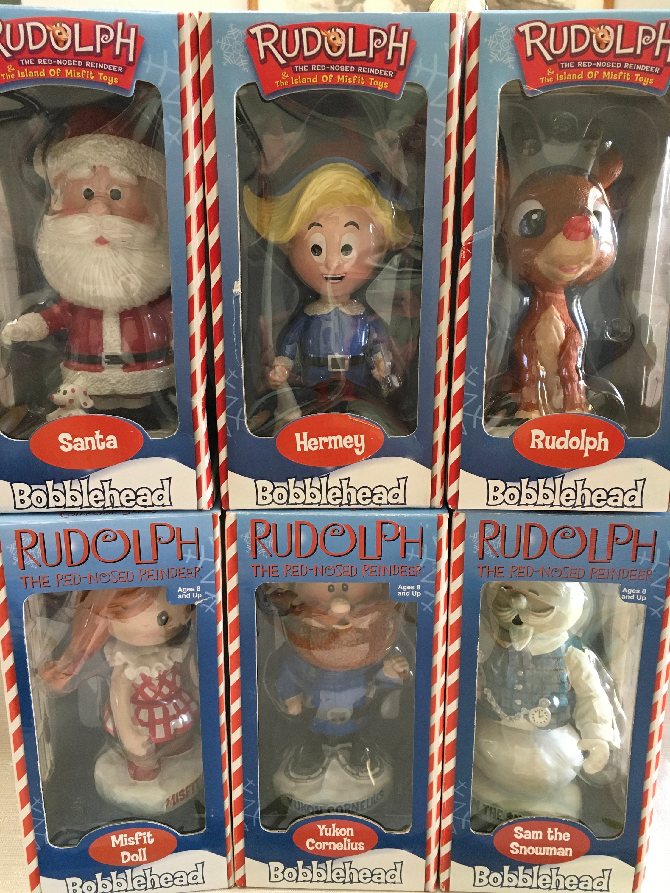 Vintage Rudolph the Red Nosed Reindeer Bobbleheads! - Etsy