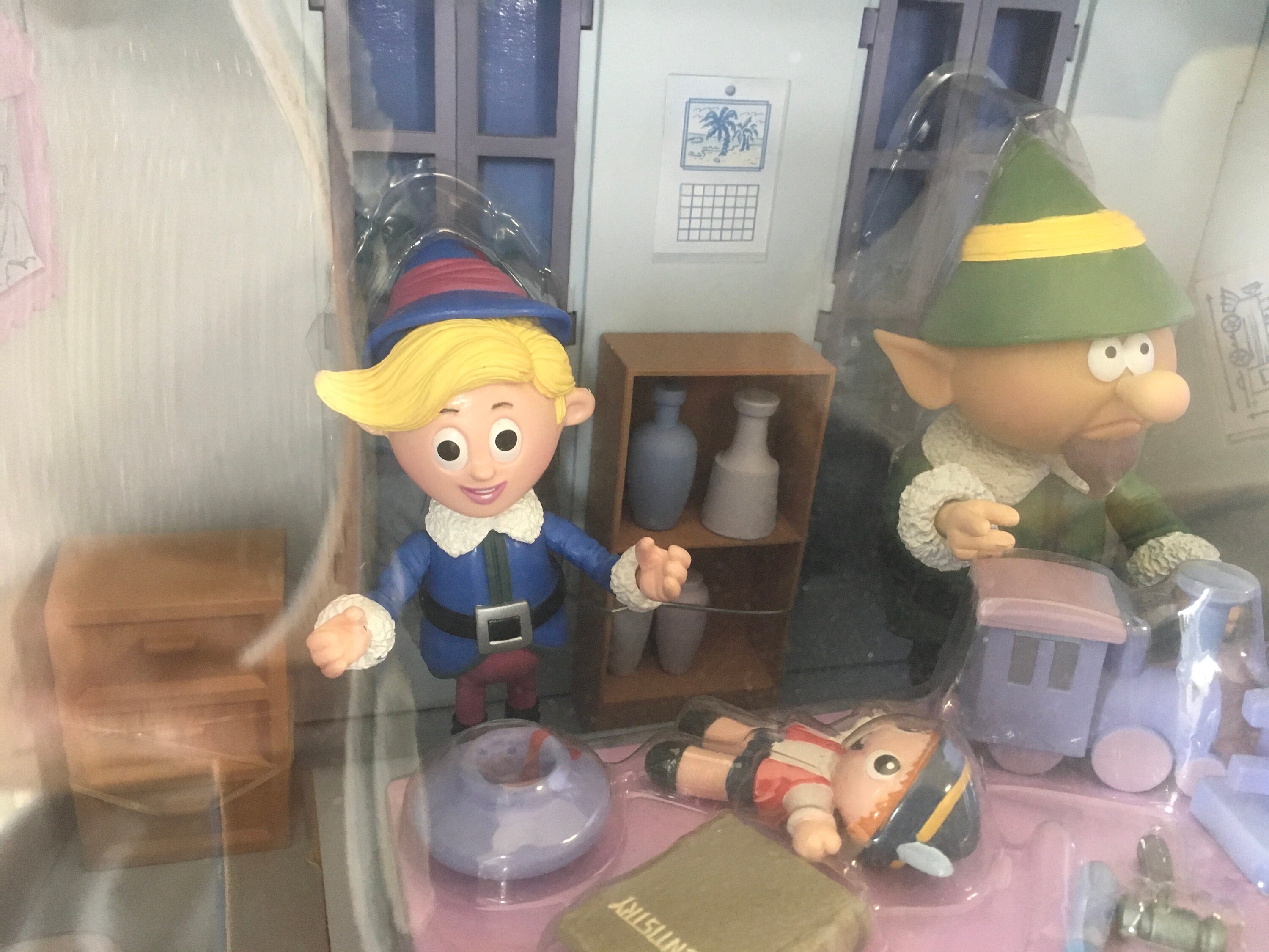 Rudolph the Red-nosed Reindeer the Elves Toy Shop Set Vintage - Etsy