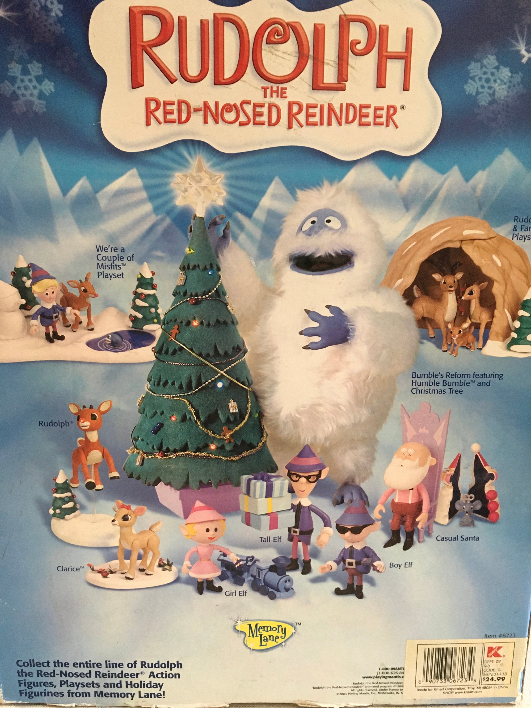 Vintage Rudolph the Red-nosed Reindeer Large Santa Claus Ultimate ...