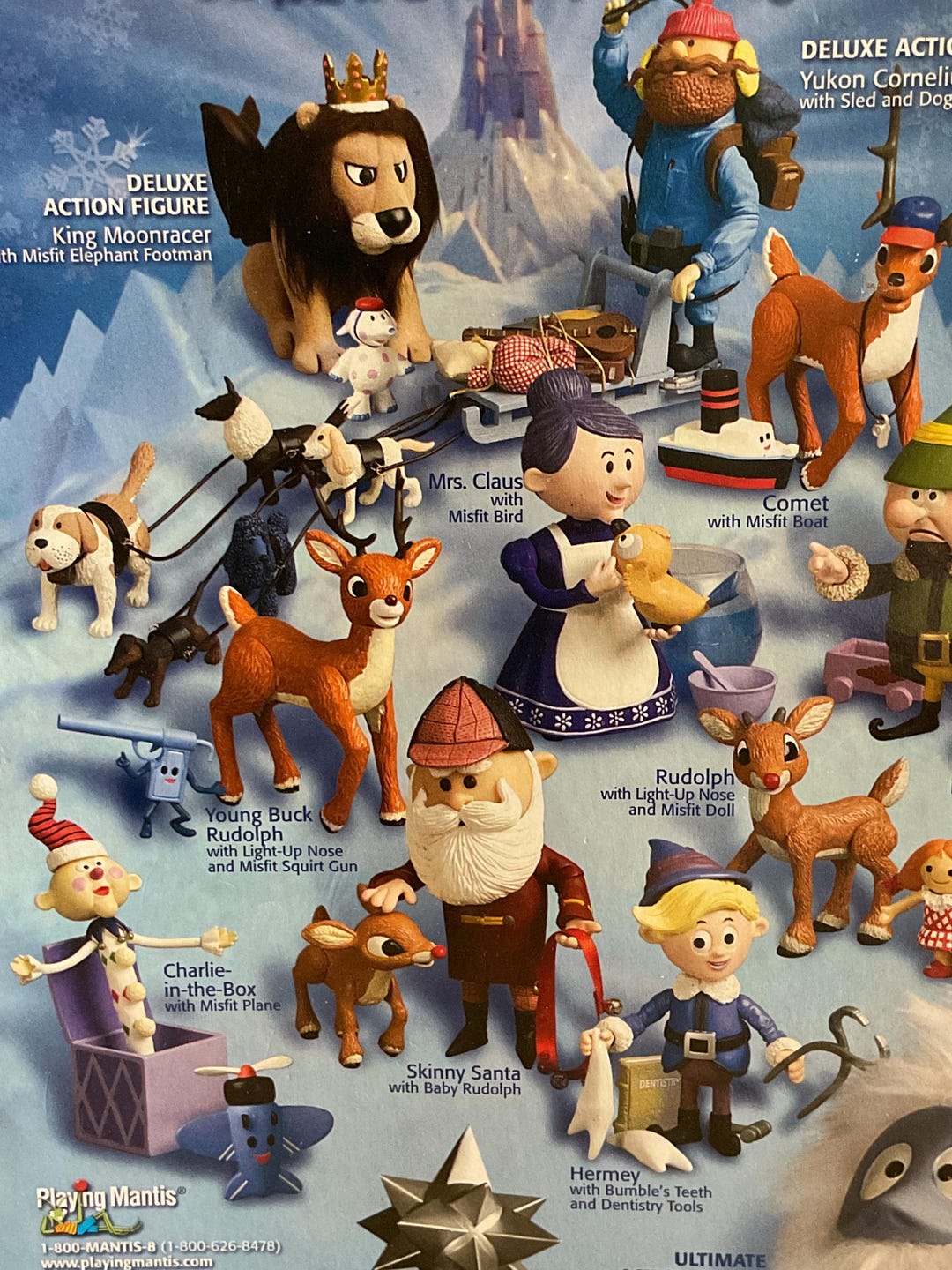Vintage Rudolph the Red-nosed Reindeer Figures - Etsy