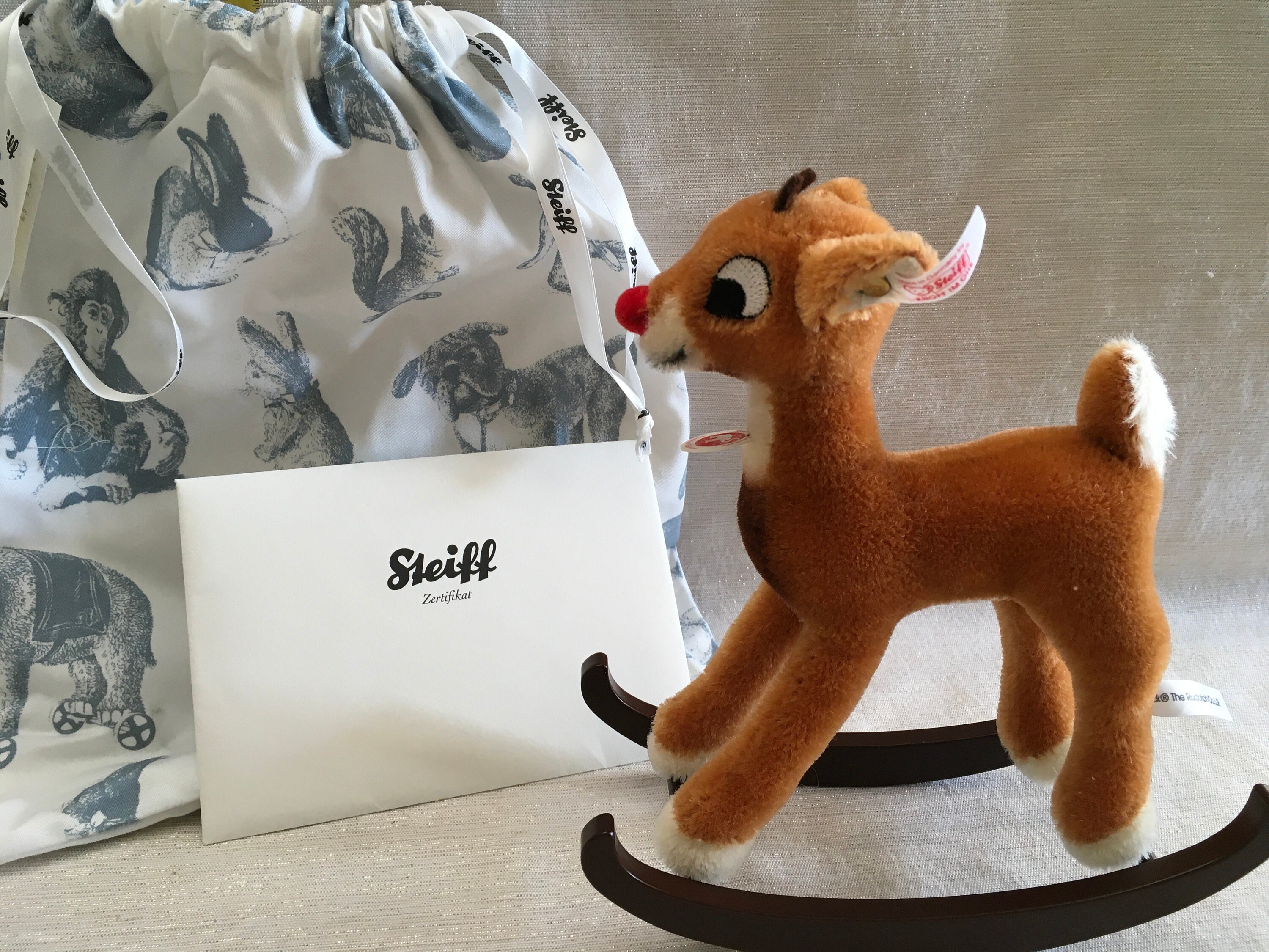 Steiff Rudolph the Red Nosed Reindeer Limited Edition rudolph on ...