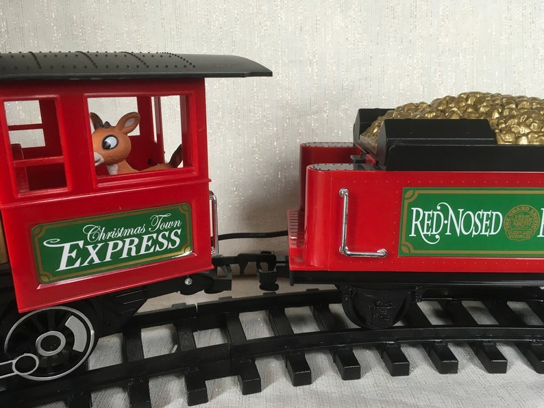 Rudolph the Red-nosed Reindeer Christmas Town Express Train. - Etsy