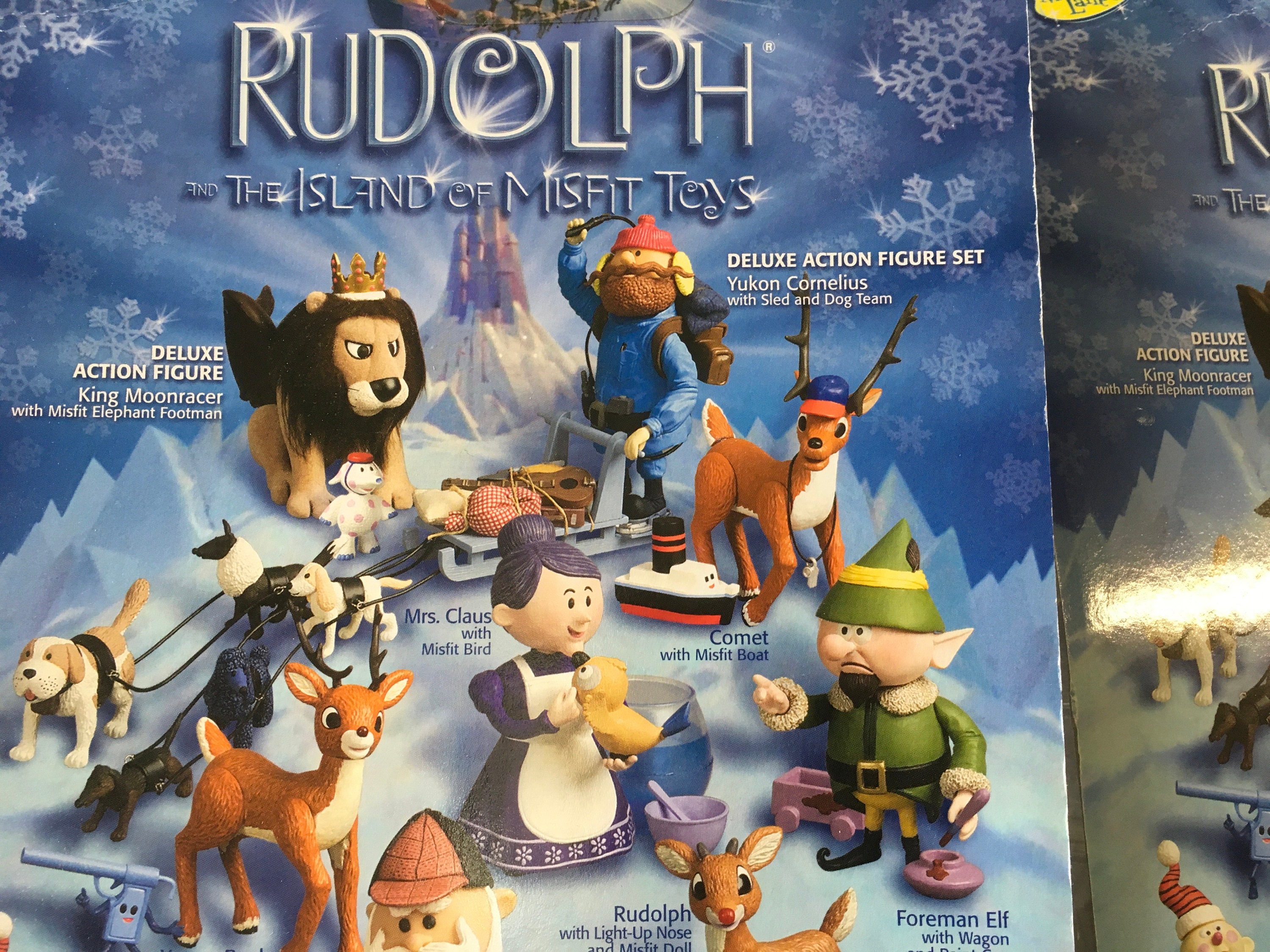 Vintage Rudolph the Red Nosed Reindeer Figures - Etsy