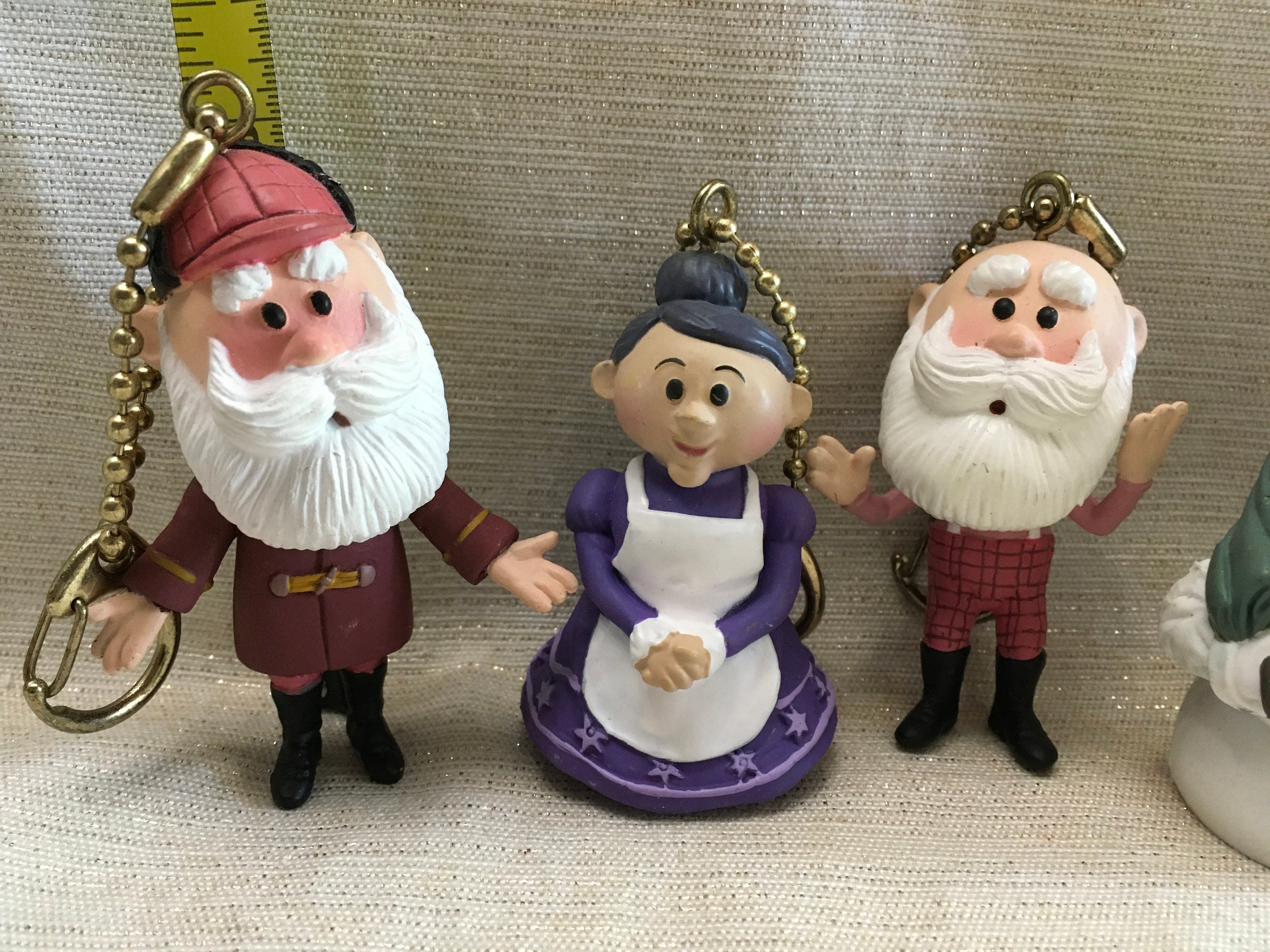 Vintage Rudolph the Red-nosed Reindeer Set of Six Keychains - Etsy