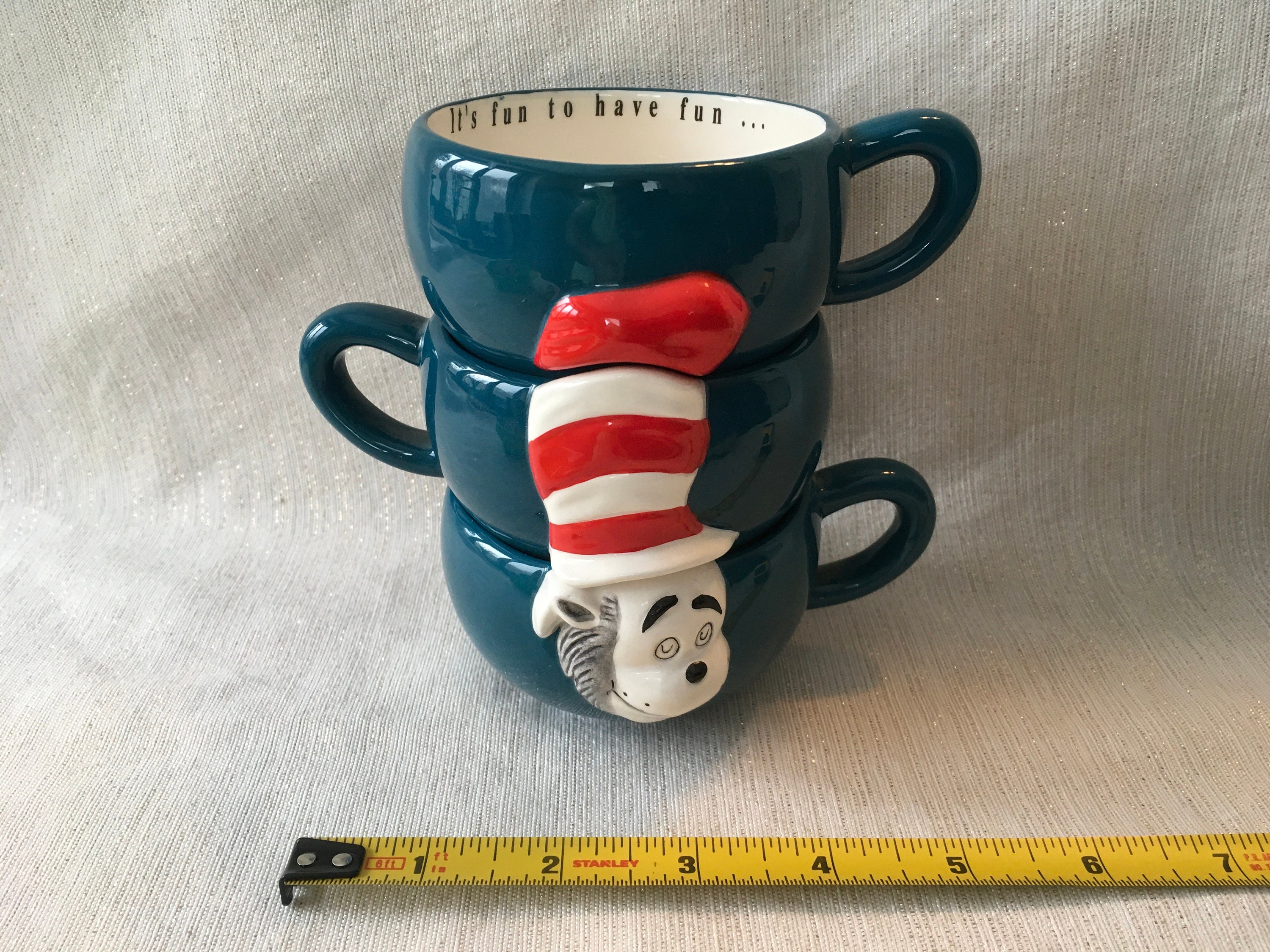 Dr Seuss Stacking Tea Cup Set - Etsy