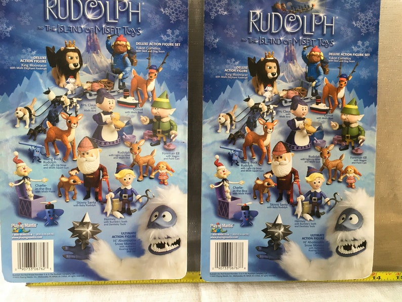 Vintage Rudolph the Red-nosed Reindeer Figures - Etsy