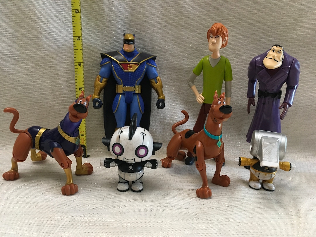 Scooby-doo! Character Figures: Shaggy, Blue Falcon, Super Scoob - Etsy