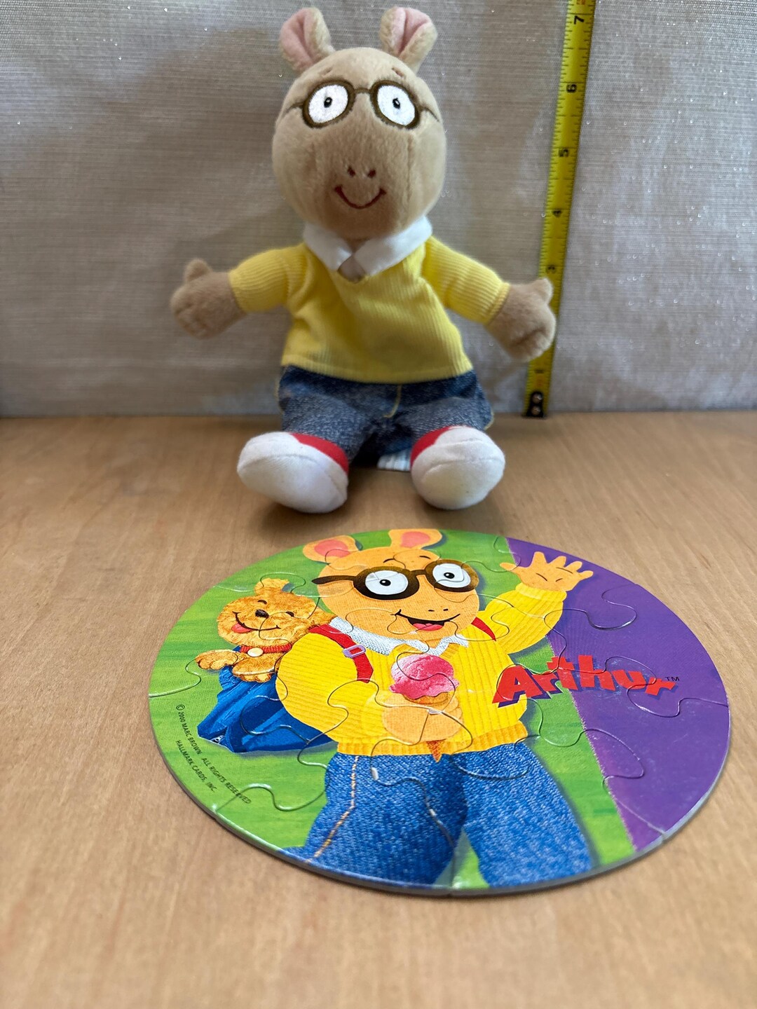 Vintage Marc Brown “arthur” Read Plush and Puzzle Set - Etsy