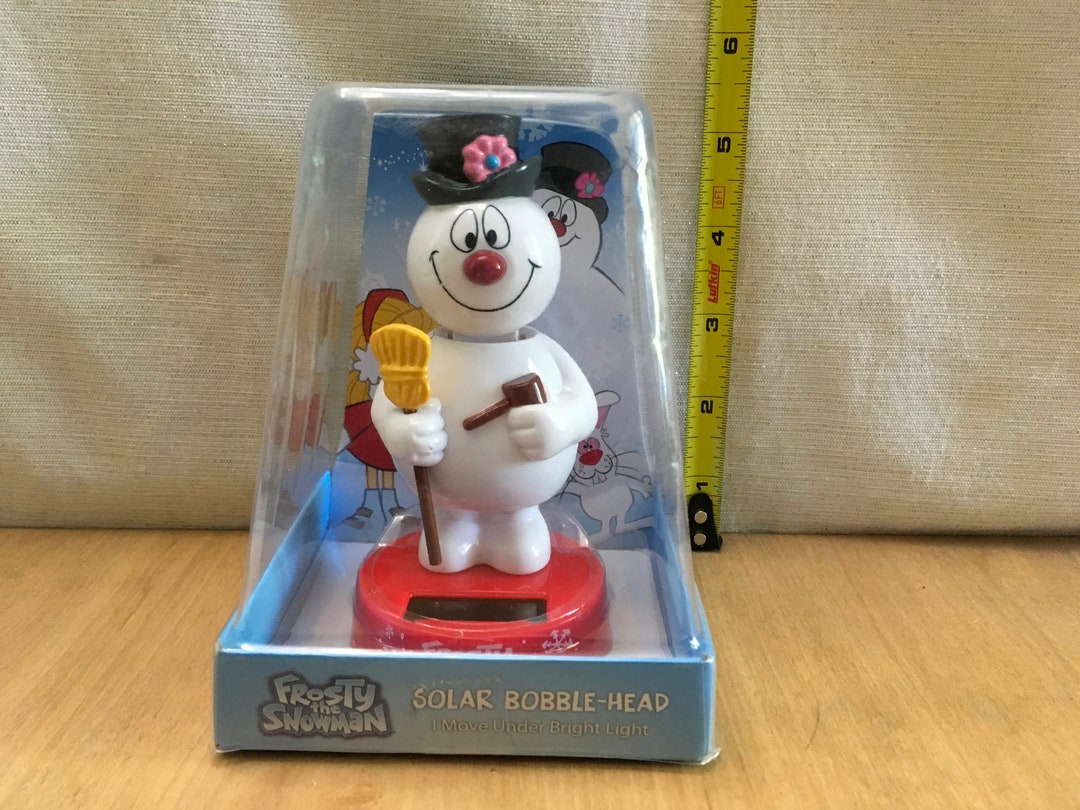 Rankin and Bass Frosty the Snowman Solar Bobble-head - Etsy