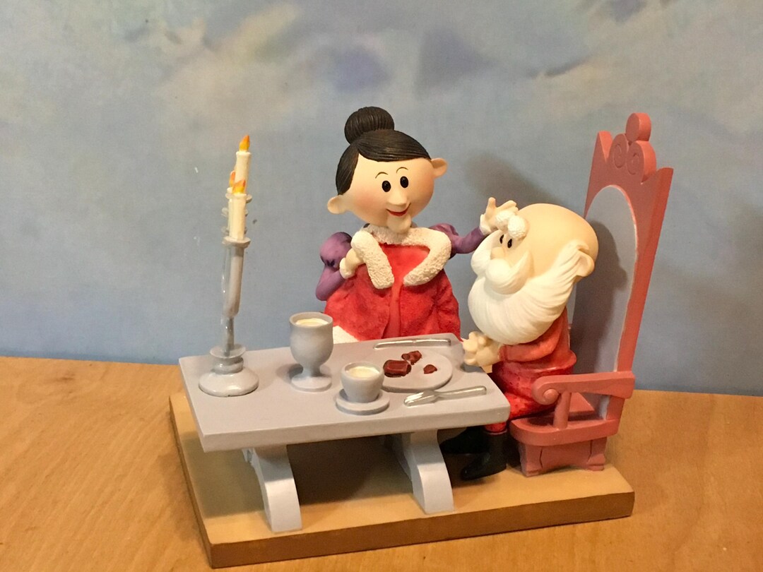 Vintage Rudolph the Red-nosed Reindeer Enesco Eat, Poppa, Eat! Figure ...