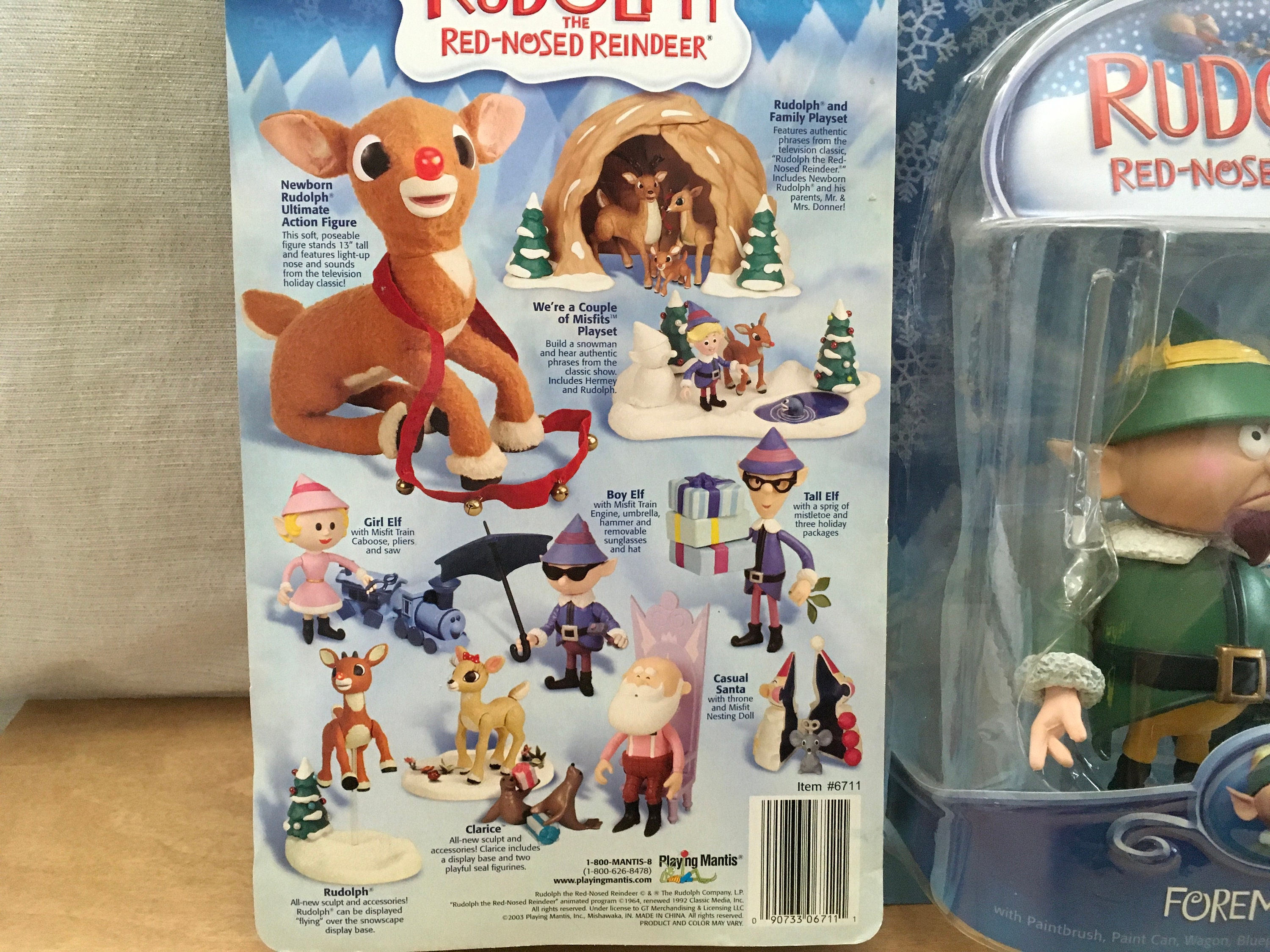 Vintage Rudolph the Red-nosed Reindeer Figures Elf Duo - Etsy