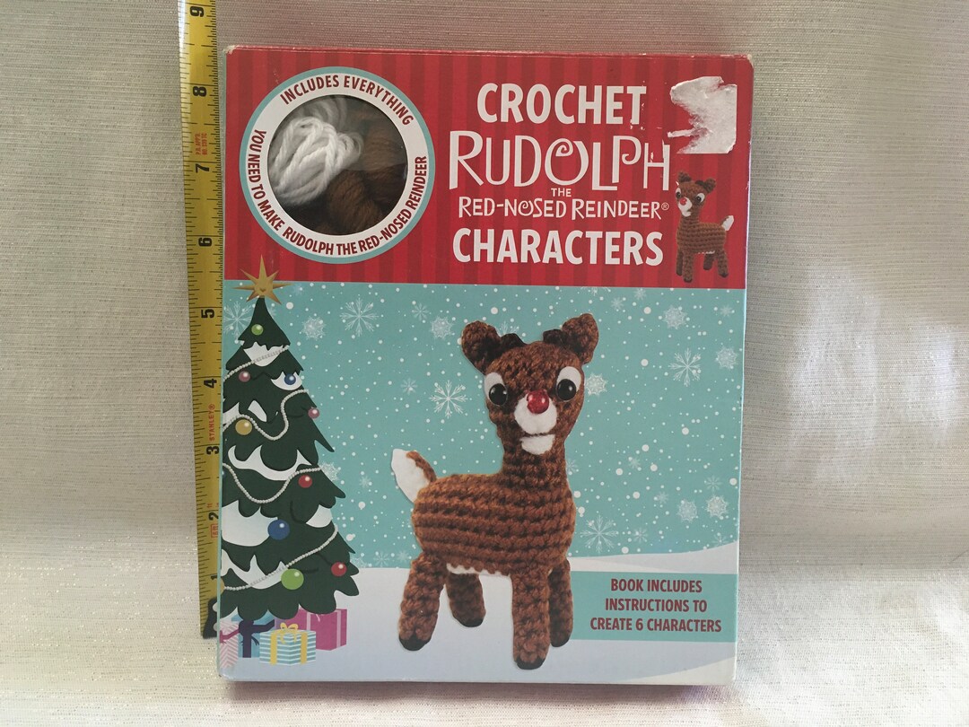 Rudolph the Red-nosed Reindeer Crochet Kit - Etsy