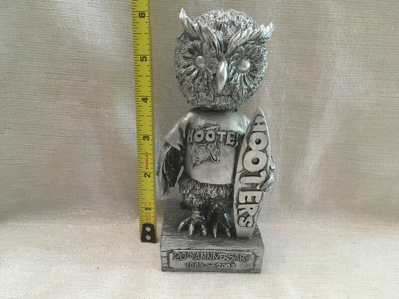 Vintage Hooters Anniversary Owl Bobblehead - Etsy