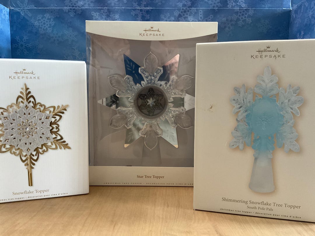 Hallmark Keepsake Christmas Tree Toppers - Etsy