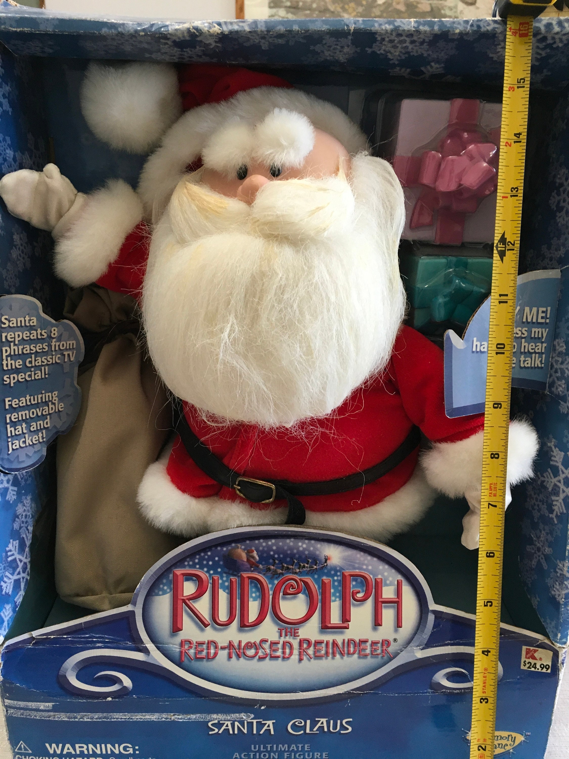 Vintage Rudolph the Red-nosed Reindeer Large Santa Claus Ultimate ...