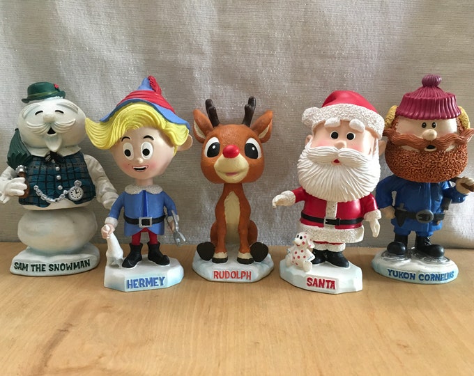 Vintage Rankin and Bass Rudolph the Red-nosed Reindeer Bobblehead ...