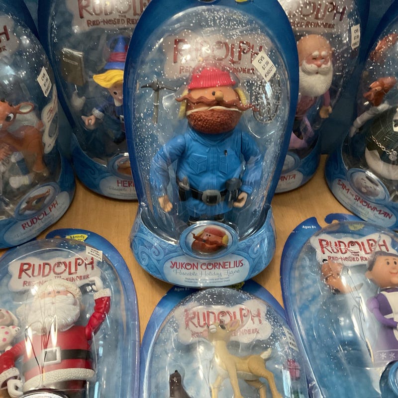 Rudolph Misfit Toys Figures - Etsy