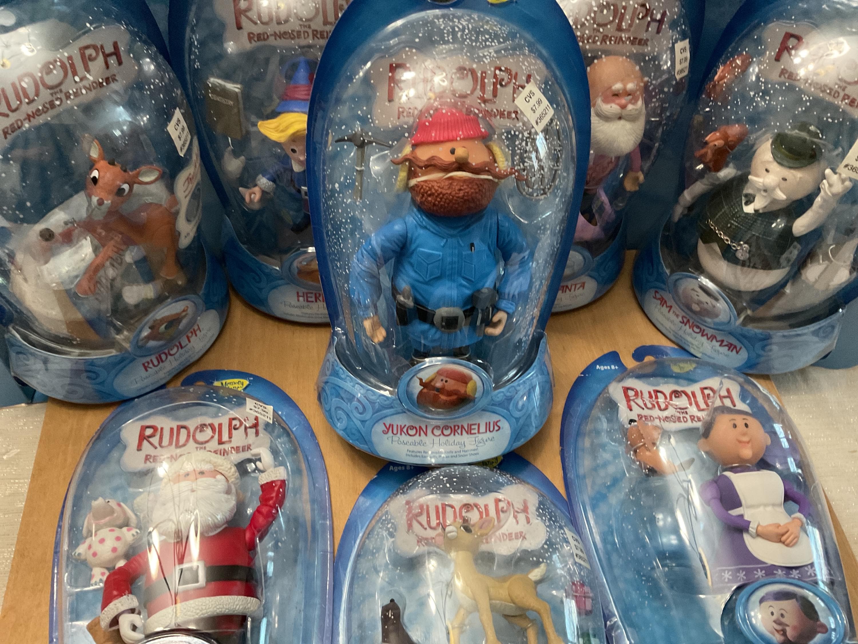 Vintage Rudolph the Red-nosed Reindeer Figures New in Box! - Etsy