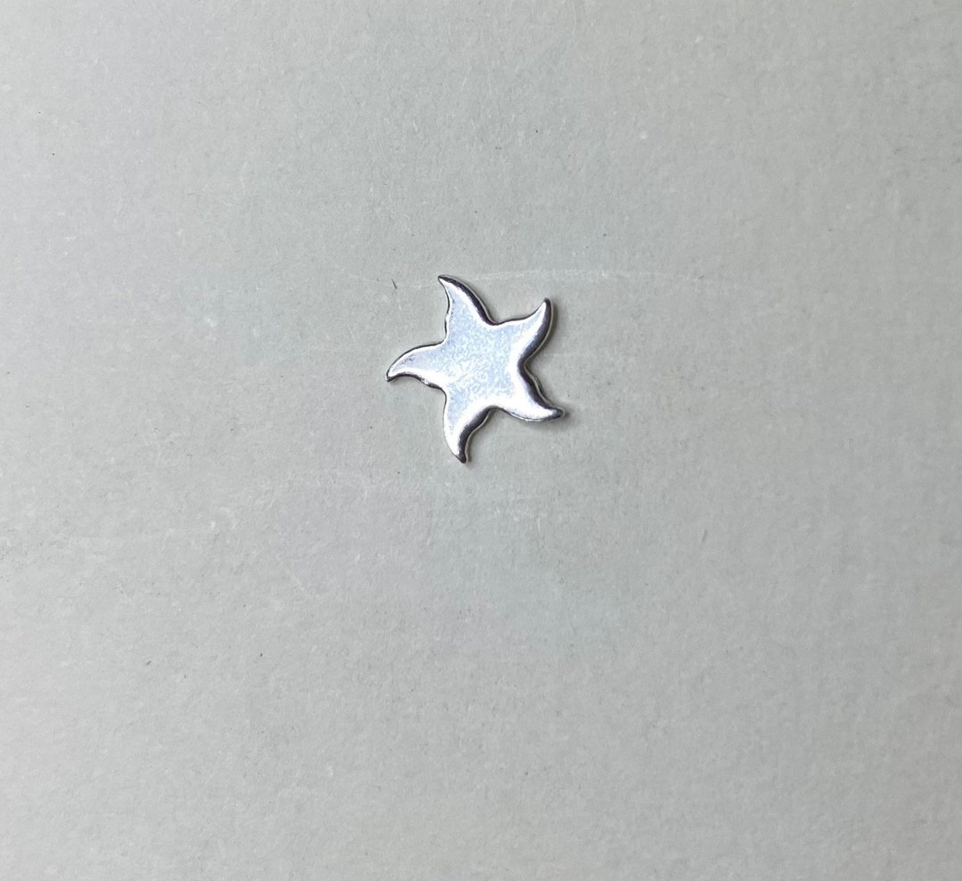 Solderable Star Accents, Sterling Silver Embellishments, 10 Pieces ...