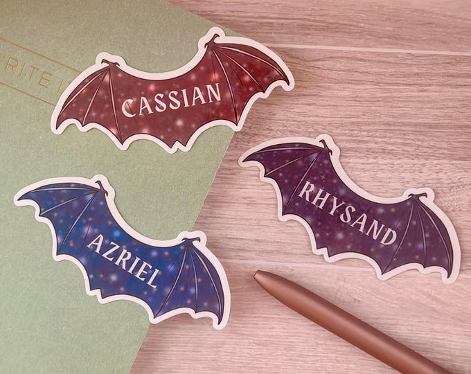 ACOTAR Batboy Sticker – Rhysand, Azriel, Cassian | A Court of Thorns ...