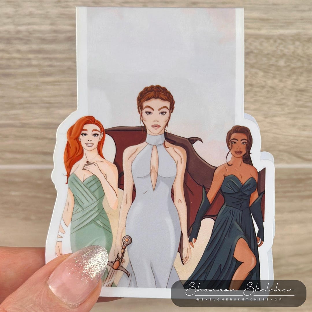 ACOTAR Valkyries Magnetic Bookmark – Nesta Archeron, Gwyn, Emerie | A ...