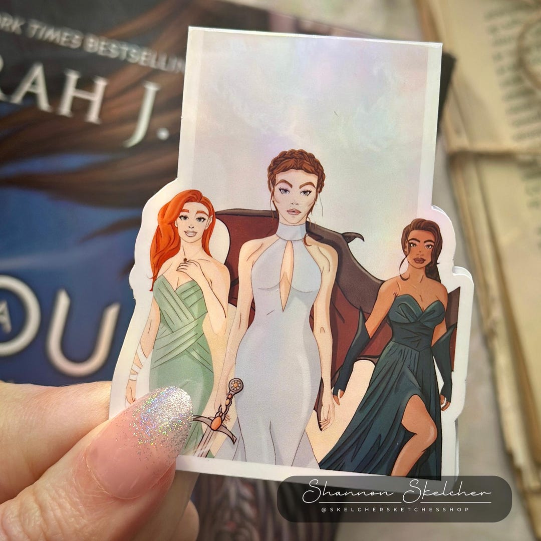 ACOTAR Valkyries Magnetic Bookmark – Nesta Archeron, Gwyn, Emerie | A ...