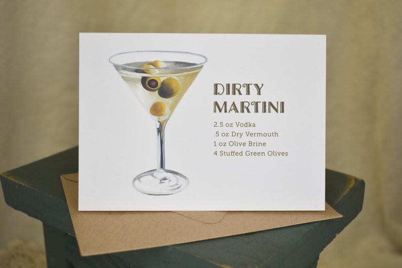 Cocktail Cards - Etsy
