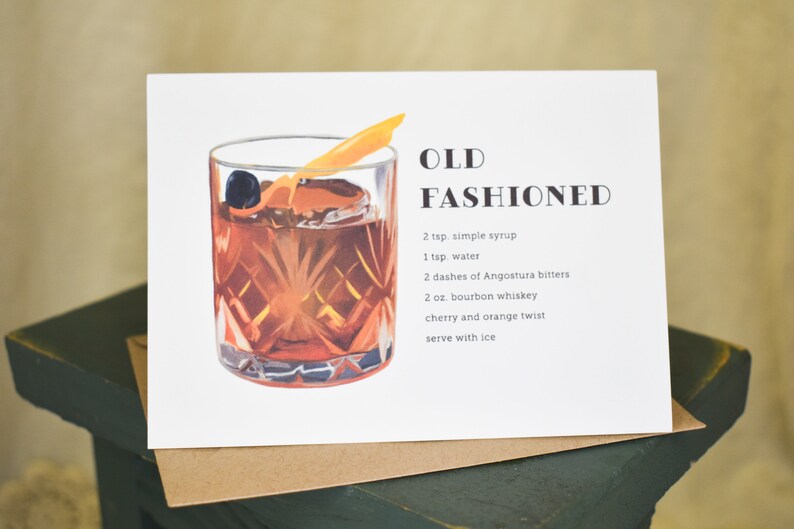 Cocktail Cards - Etsy