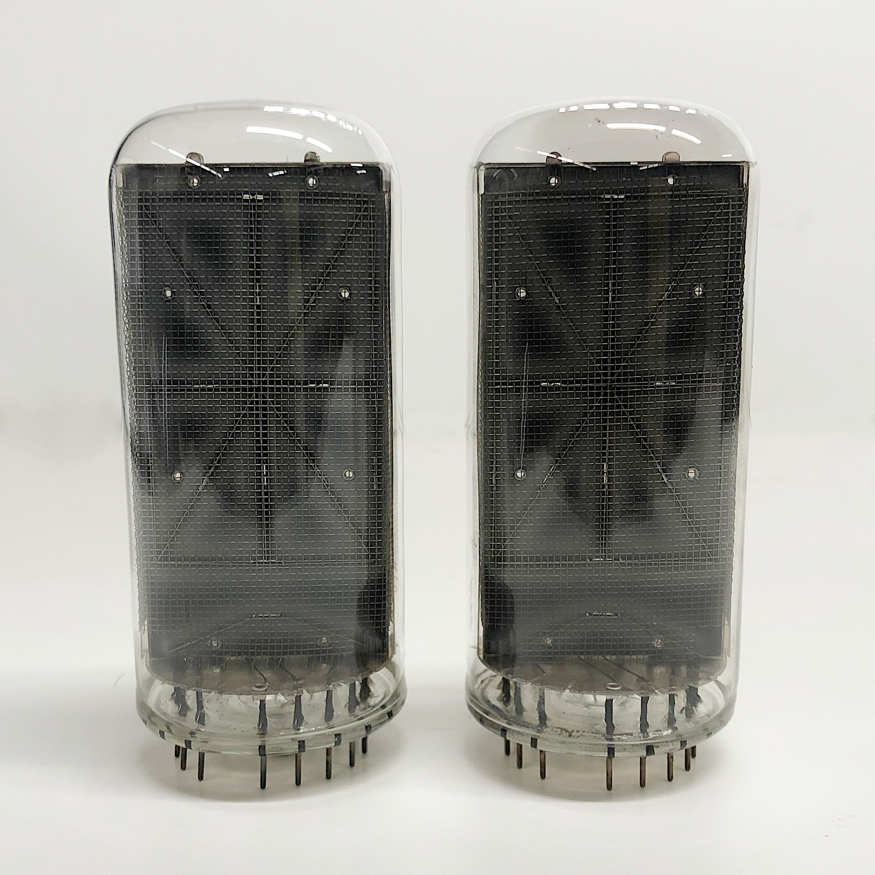 RARE Pair of Vintage Burroughs B-7971 B7971 Alphanumeric Nixie Tubes W ...