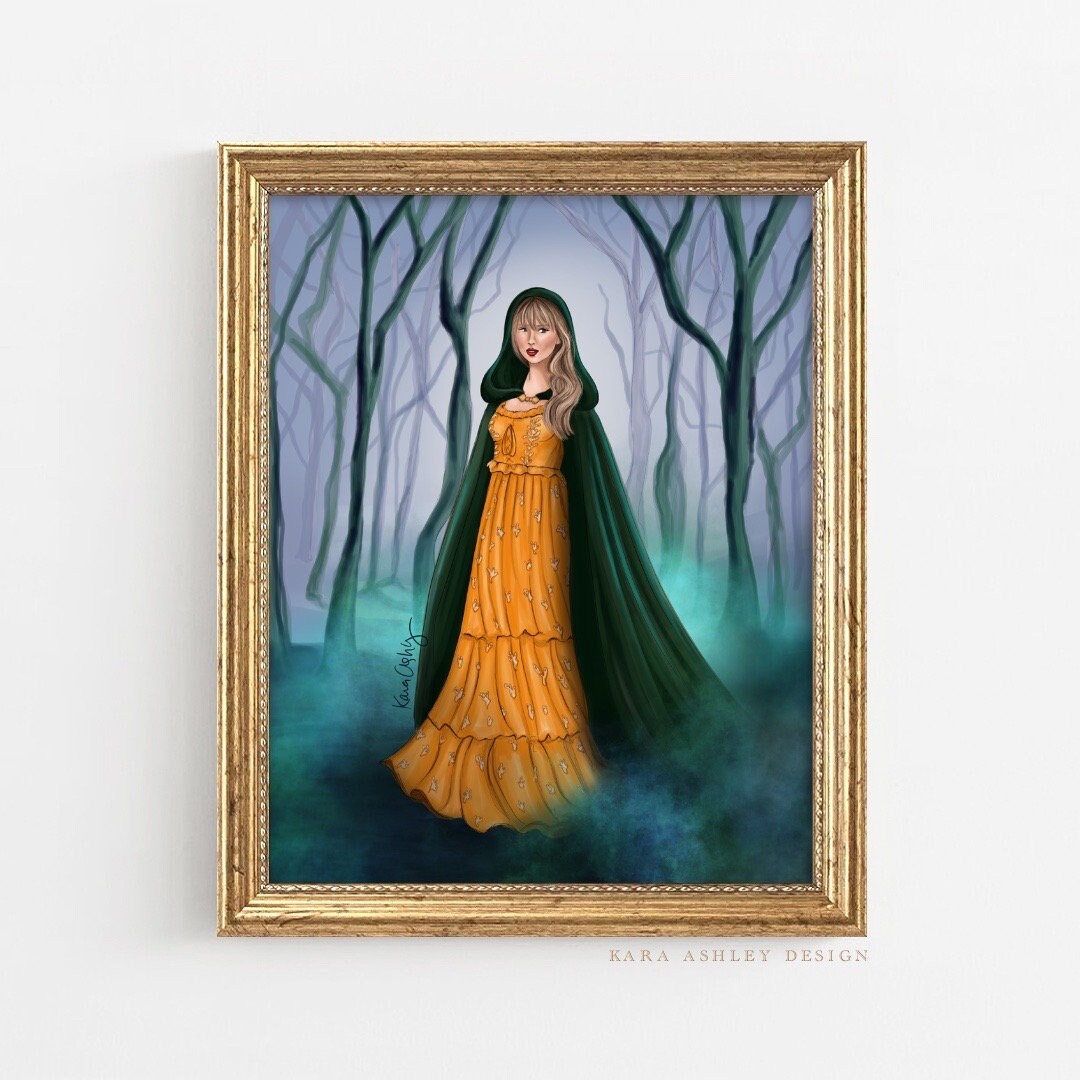 Taylor Swift Art Evermore Era Poster Eras Tour Concert Swiftie Art ...