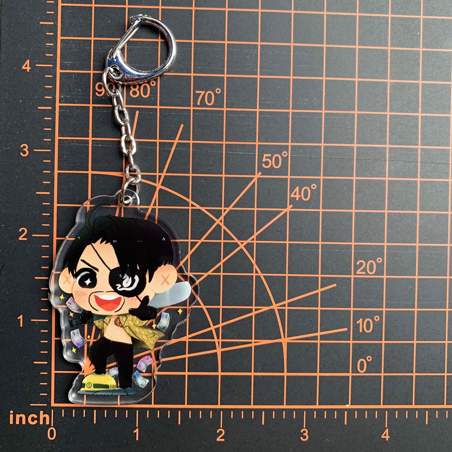 Yakuza Kiwami Majima Keychain Charm - Etsy