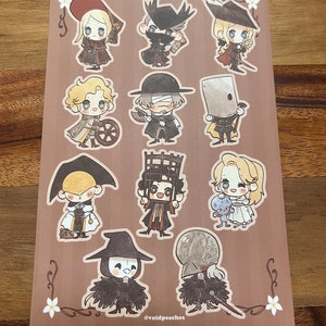 New Design Bloodborne Sticker Sheets - Etsy