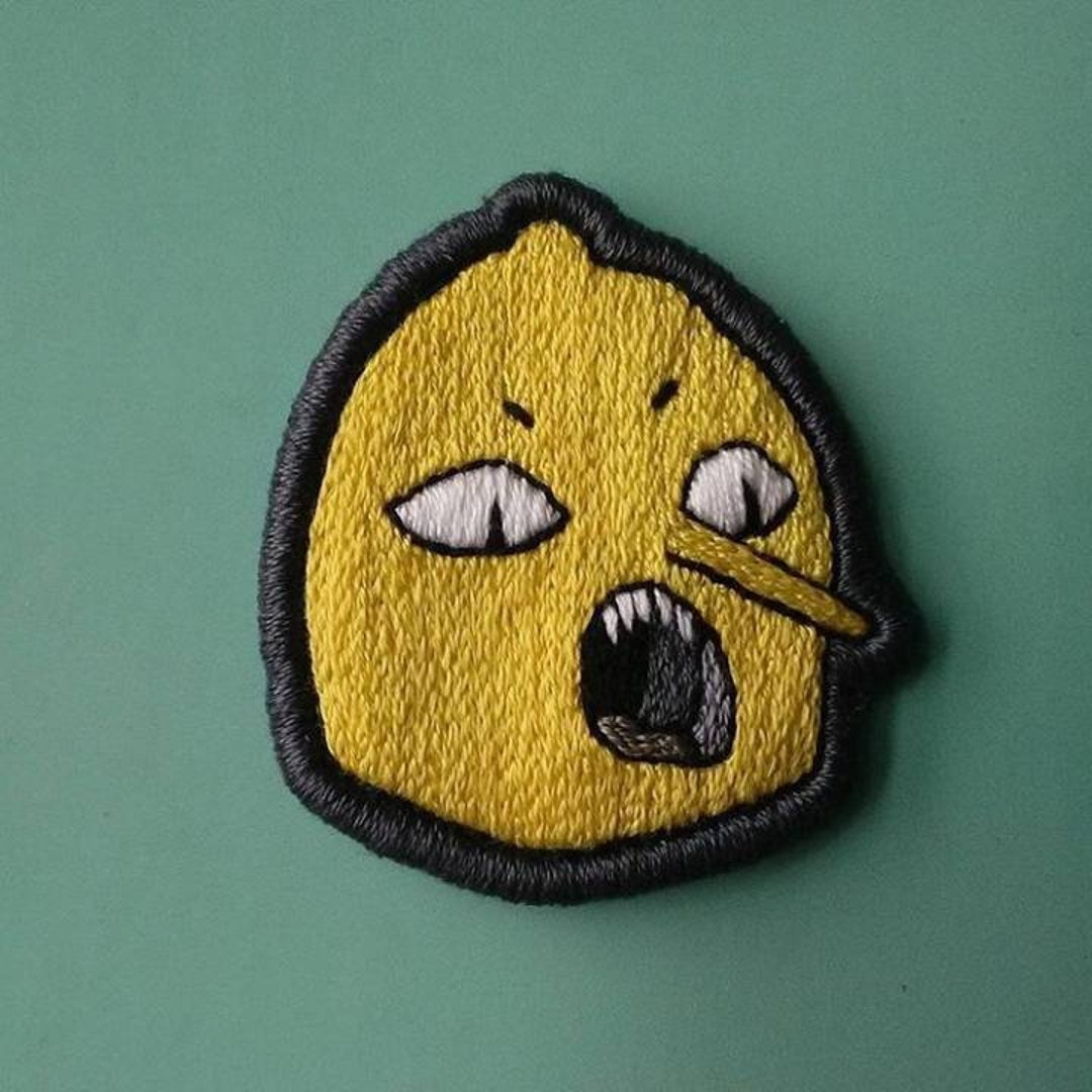 Adventure Time Ornament Lemongrab Embroidered Patch - Etsy