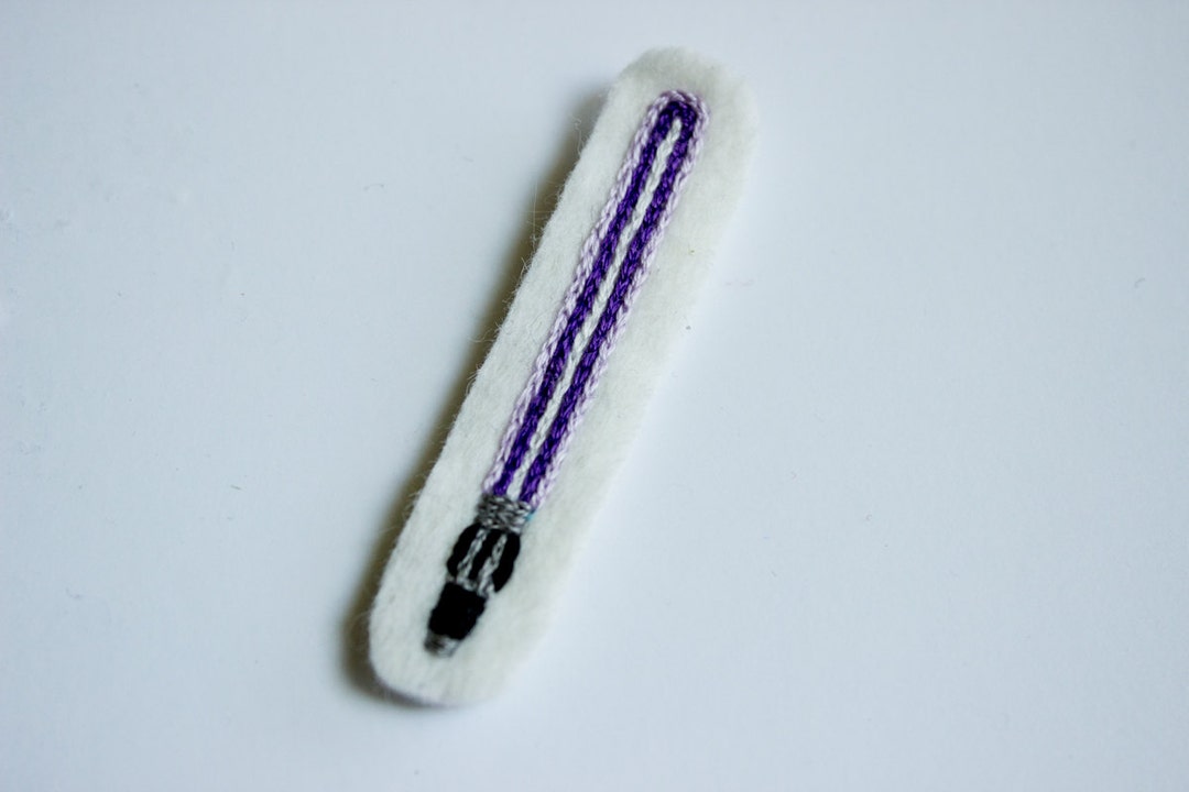 Mace Windu Purple Lightsaber Patch - Star Wars Embroidery - Etsy