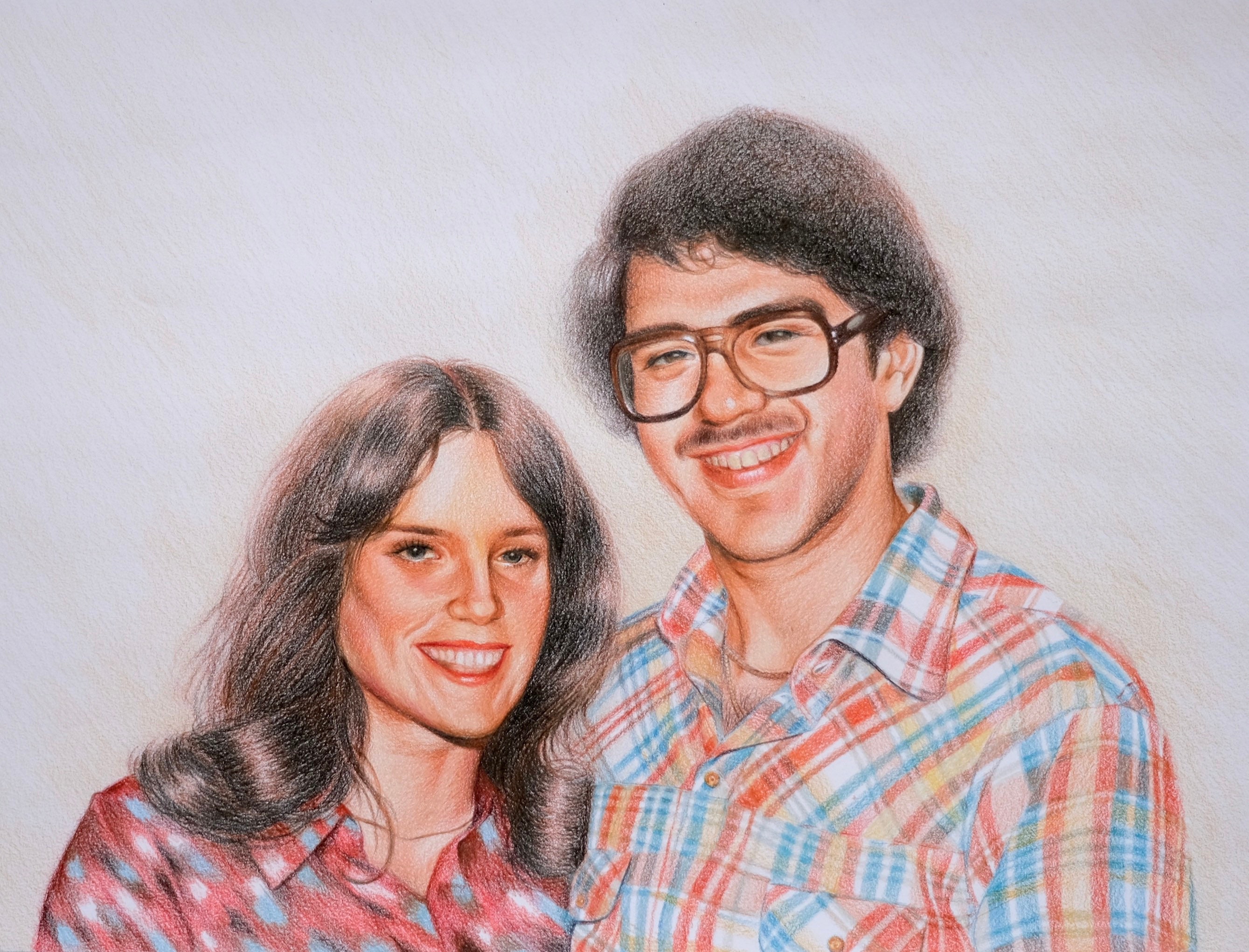 Custom Colored Pencil Portrait Commission From Photo - Etsy