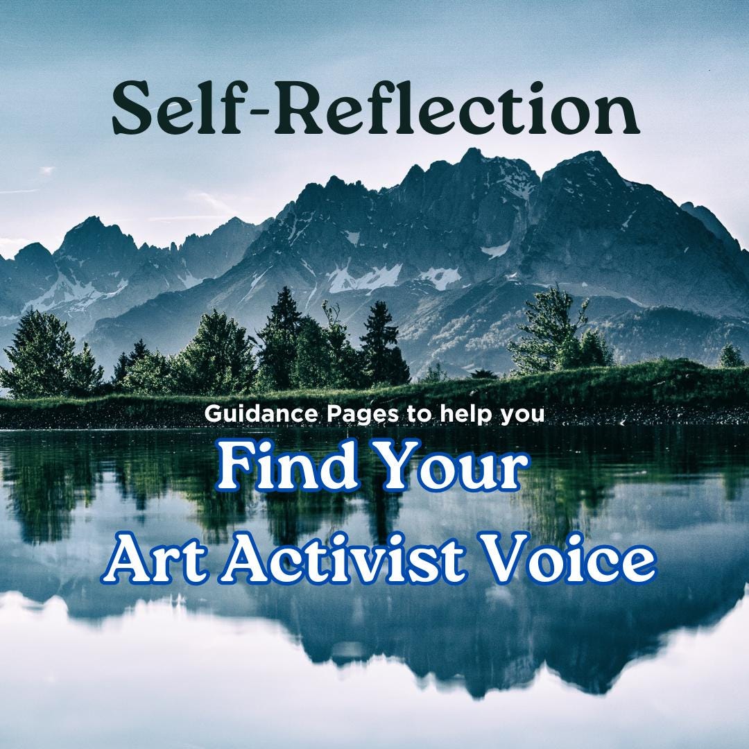 Self-reflection Questions: Finding Your Voice as an Art Activist - Etsy
