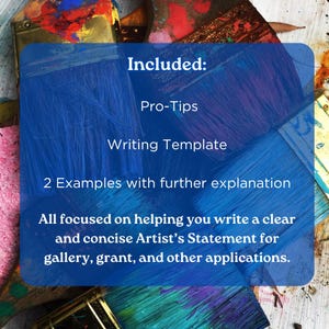 How to Write an Artist's Statement Guide: Galleries, Grants, Other ...