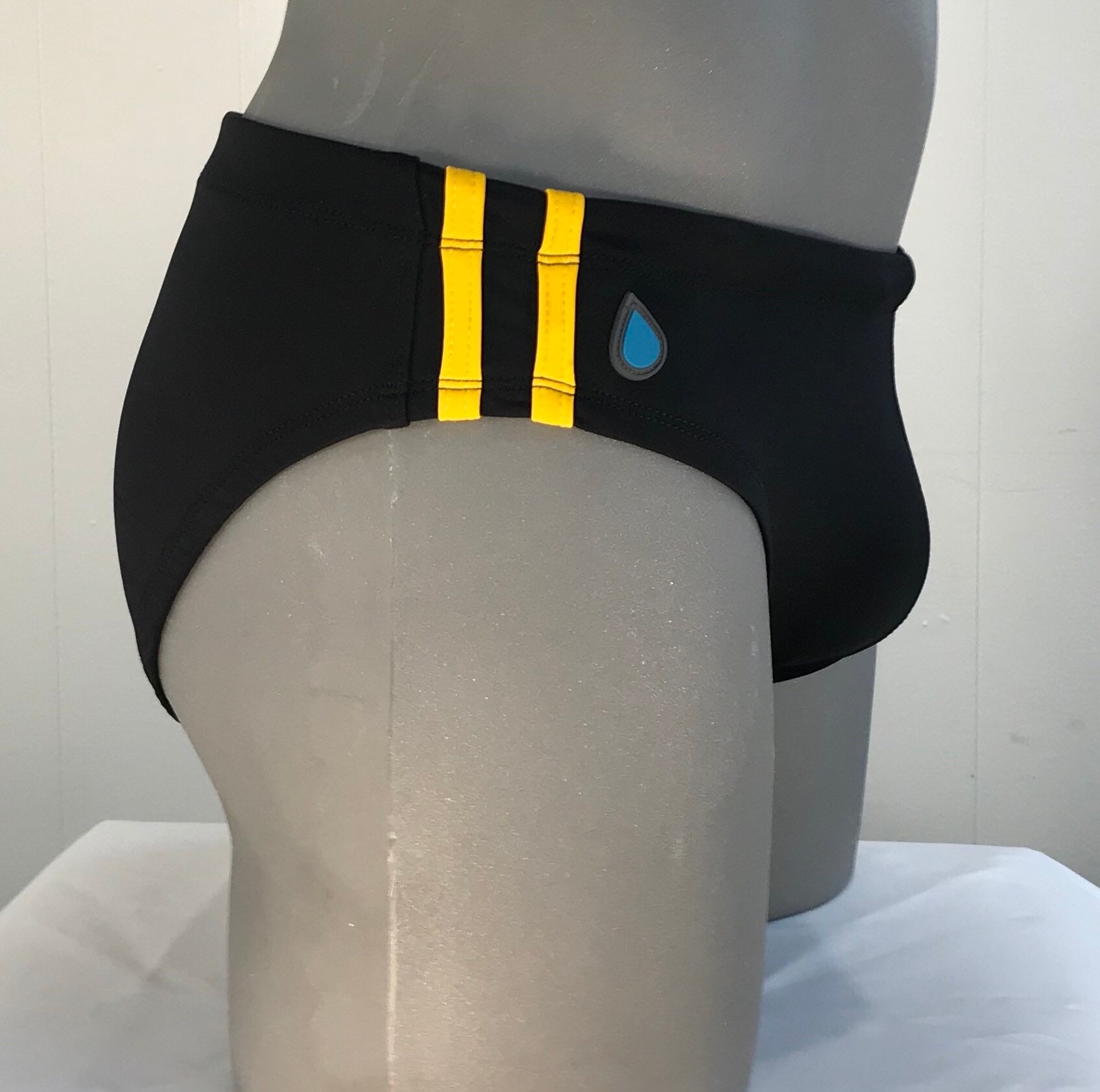 Racing Brief in Black and Gold - Etsy