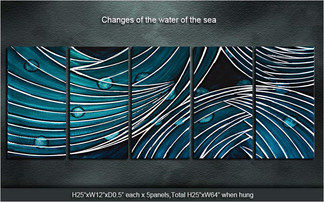 D27 Original Abstract Metal Art Large Modern Painting Sculpture Indoor ...