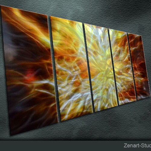 C07 Original Shining Metal Wall Art Modern Abstract Painting - Etsy